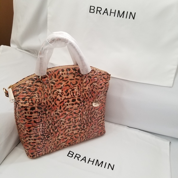 Brahmin | Bags | Nwt Soldout Brahmin Leopard Cub Melbourne Large ...